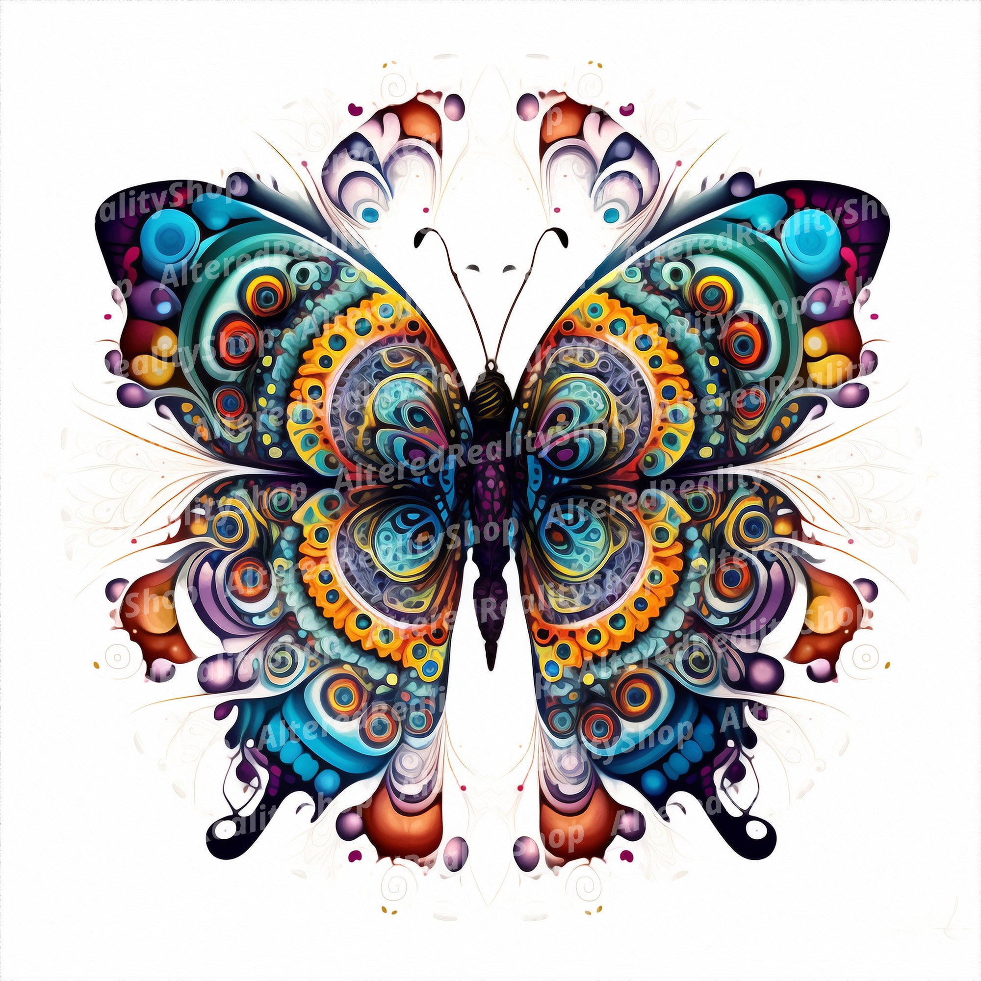 Set of 4 Printable Art, Digital Download, Wall Decor, Nature Art ...