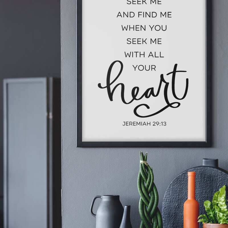 Jeremiah 29 13 - Etsy