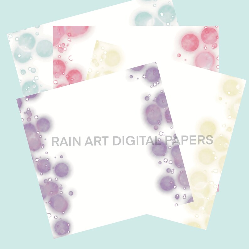 16 Pastel Color Texture Digital Papers, Commercial Use Instant Download ...