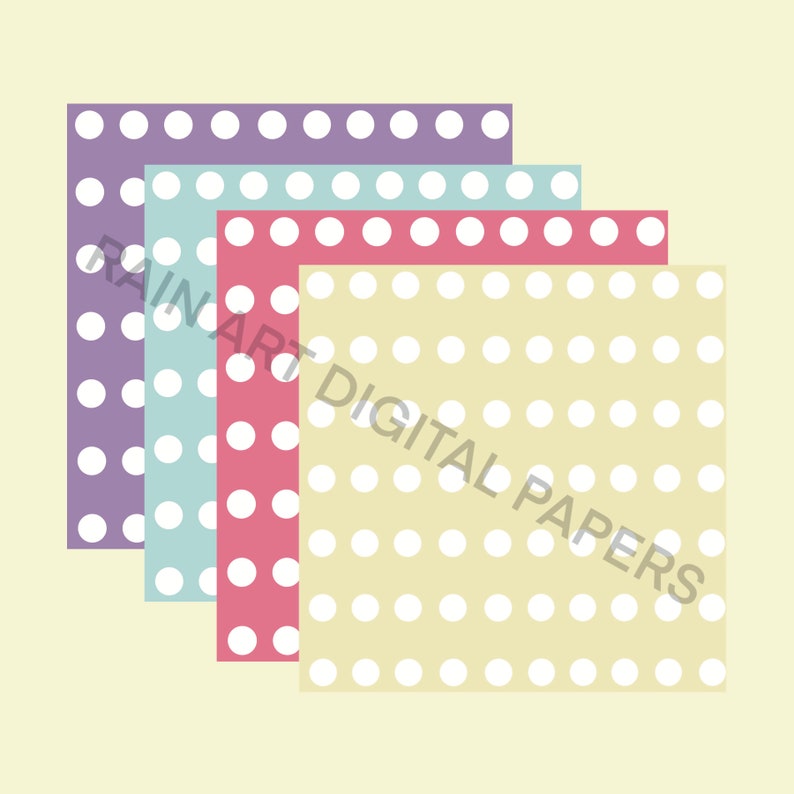 16 Pastel Color Texture Digital Papers, Commercial Use Instant Download ...