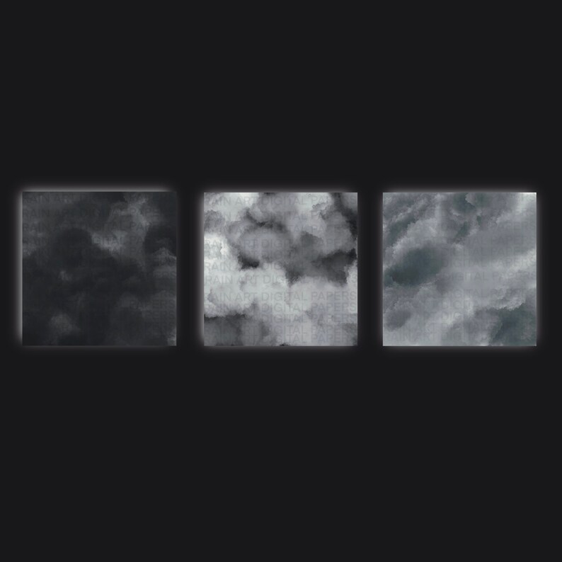 5 Black Texture Digital Papers, Commercial Use Instant Download Black ...