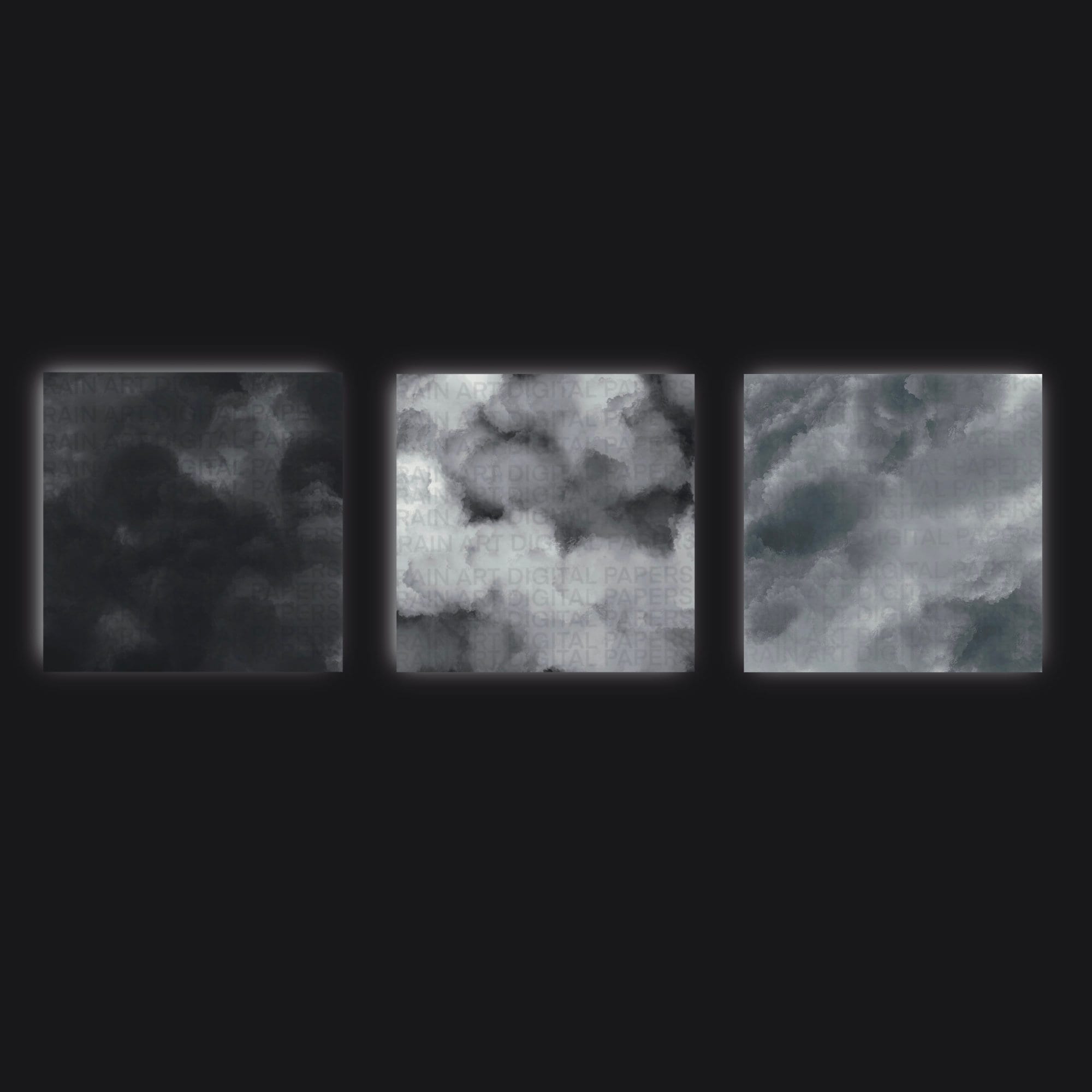 5 Black Texture Digital Papers, Commercial Use Instant Download Black ...