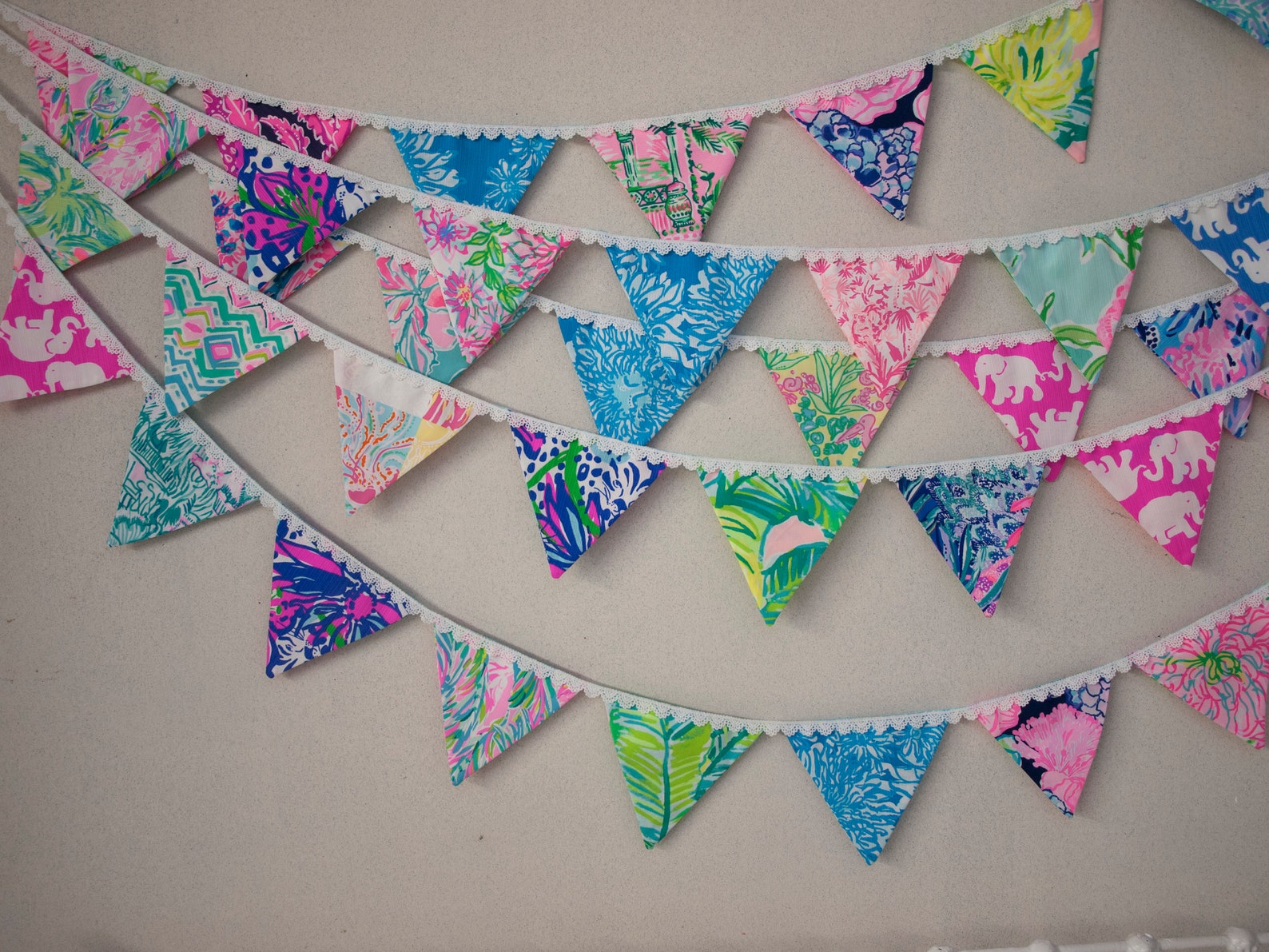 Fabric Flag Garland Flag Banner Kids Room Dorm Room Any - Etsy
