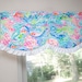 Lined Window Valance - Home Décor, Kids Room Valance, Dorm Room Valance ...