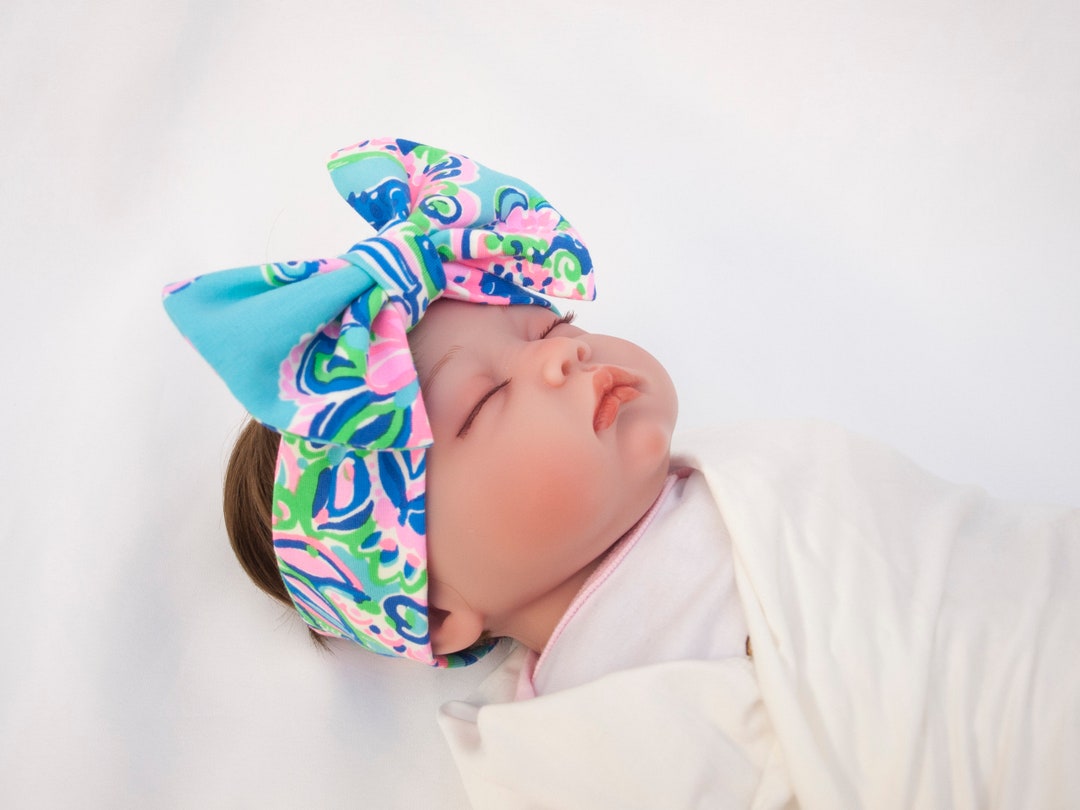 Baby Girl, Toddler Girl Headband, Turban Hat With Removable Bow ...