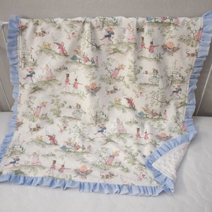 Classic Story Time Toile, Rhyme Toile Room Décor - Skirt, Changing Pad ...