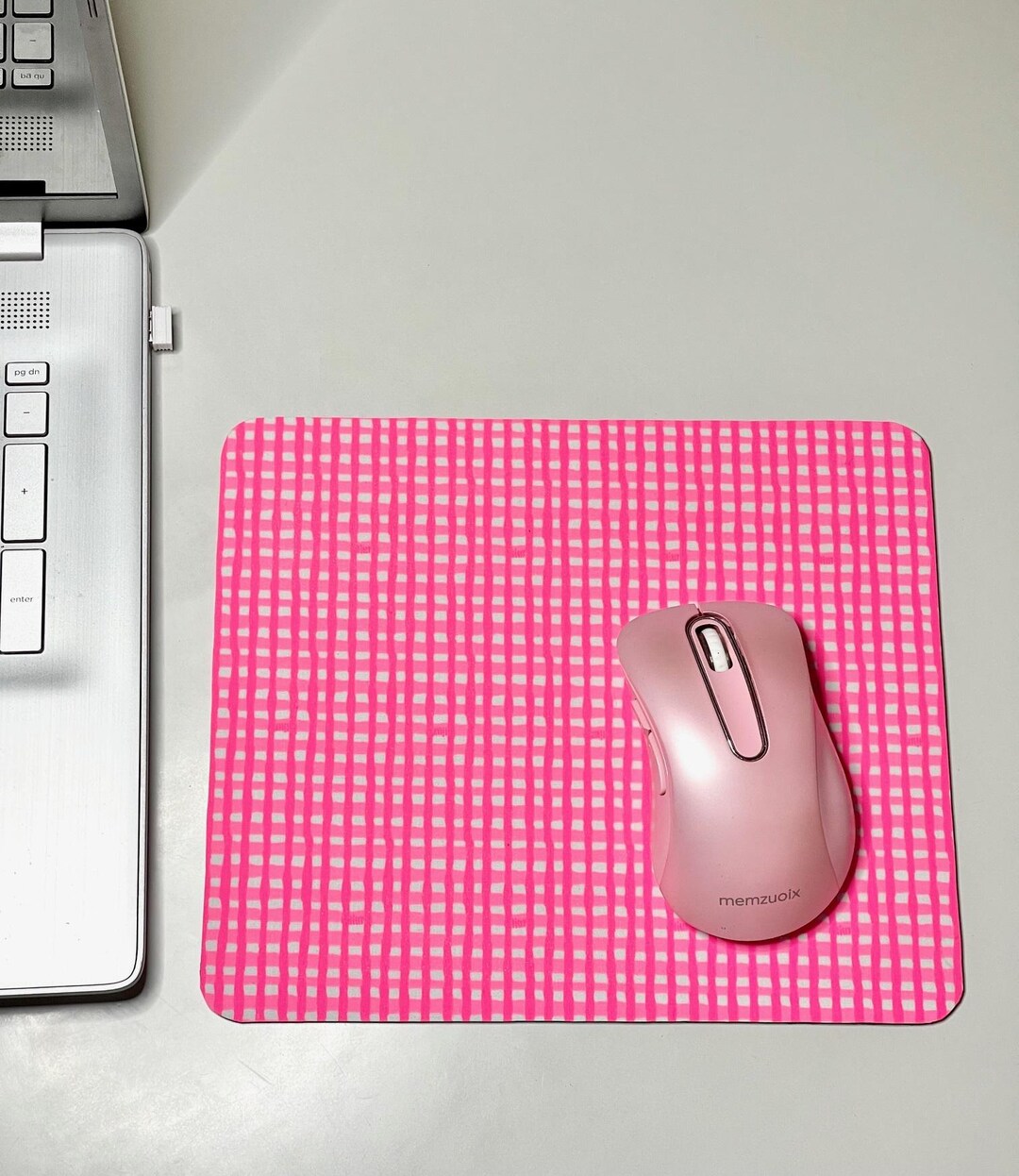 Mouse Pad Made With Authentic Fabric - Tropical Palm Beach Personalized ...