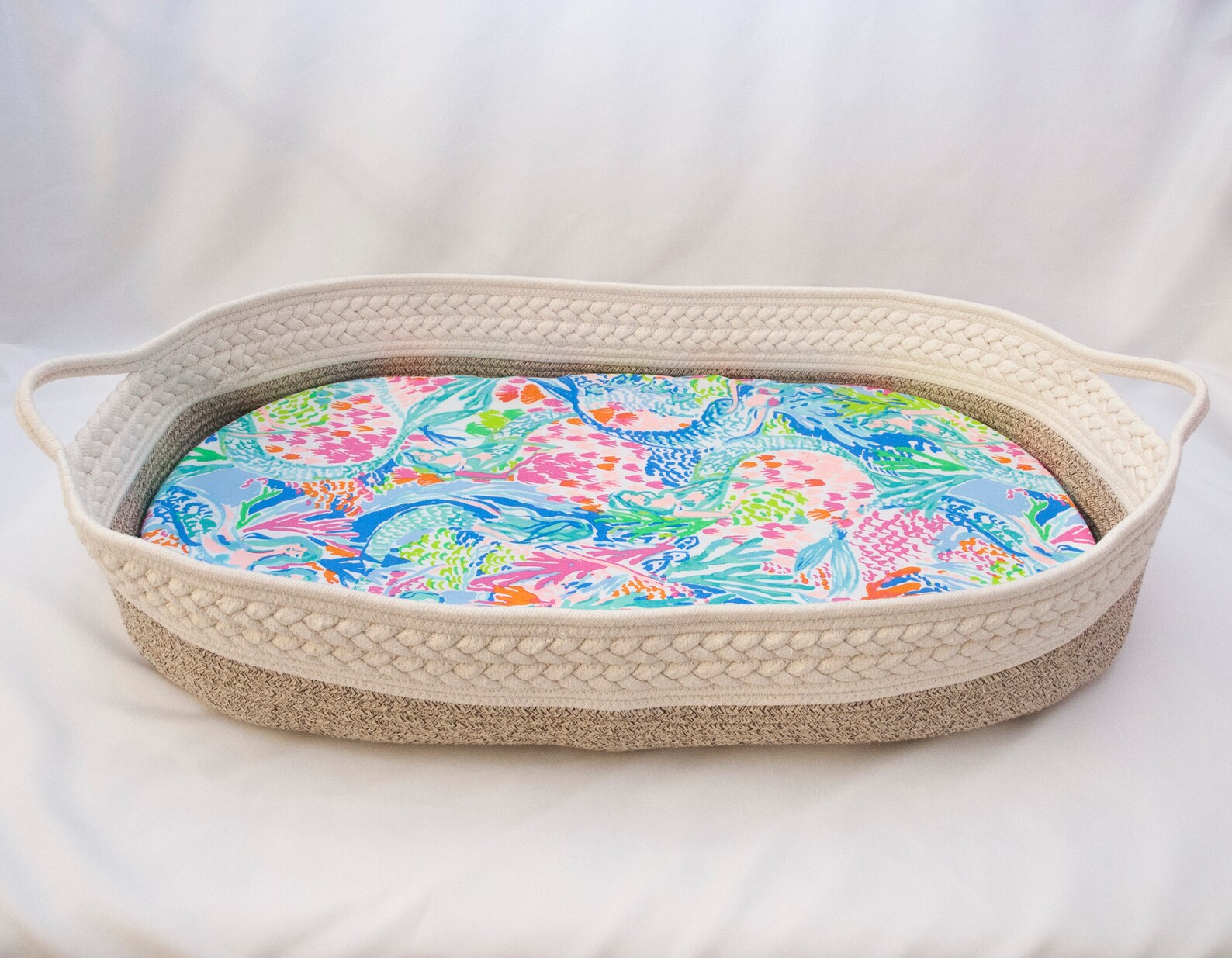 Fitted Sheet for Bassinet, Changing Pad Cover for Baby Changing Basket ...