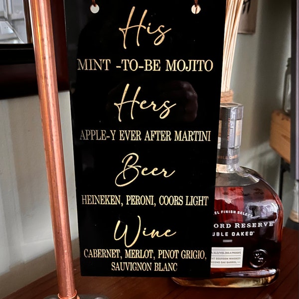 Rustic Wedding Bar - Etsy