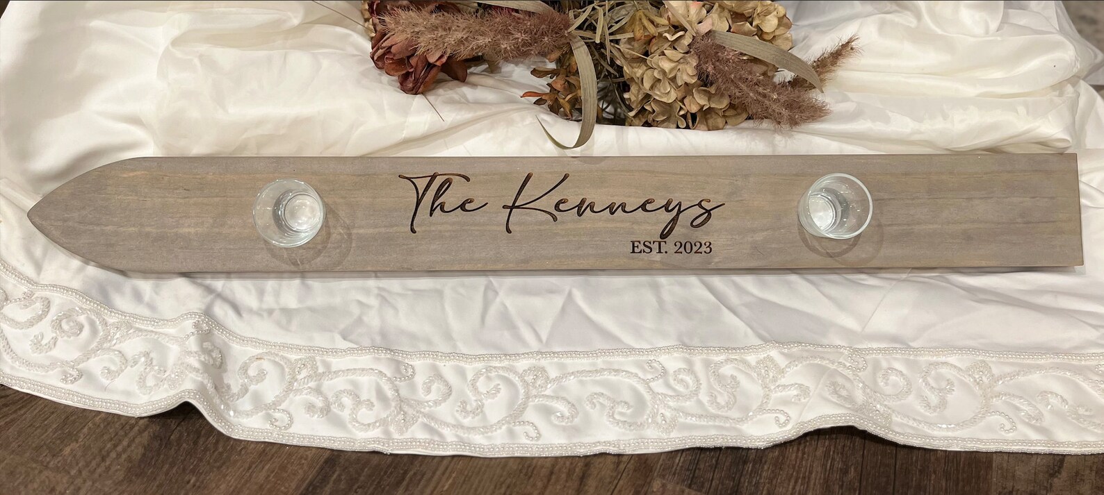 Custom Shot Ski Board for Weddings, Couple Shotski Wedding Shot Board ...