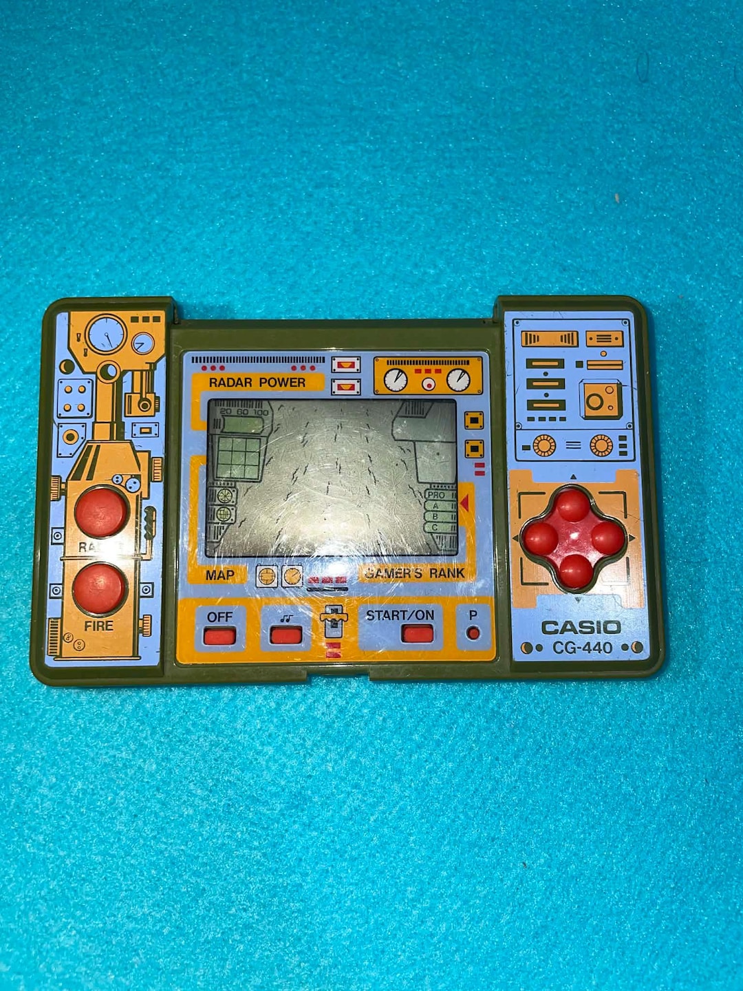 Rare 1990 Casio Battle Field Retro Game CG-440 Handheld Japan Only for ...