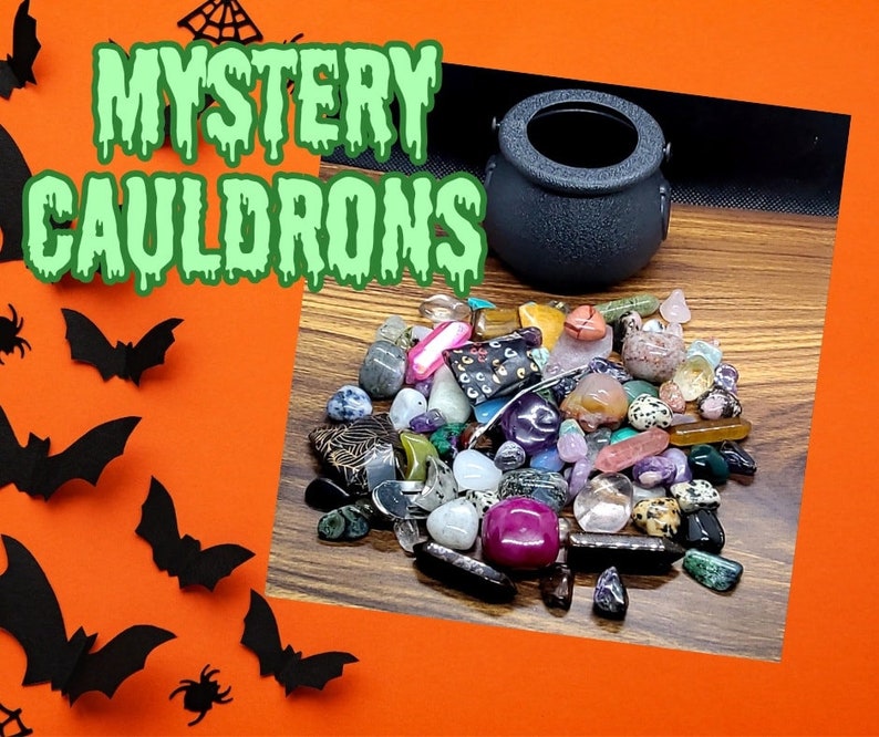 Halloween Crystal Scoops Cauldrons, Boxes & Pumpkins - Etsy