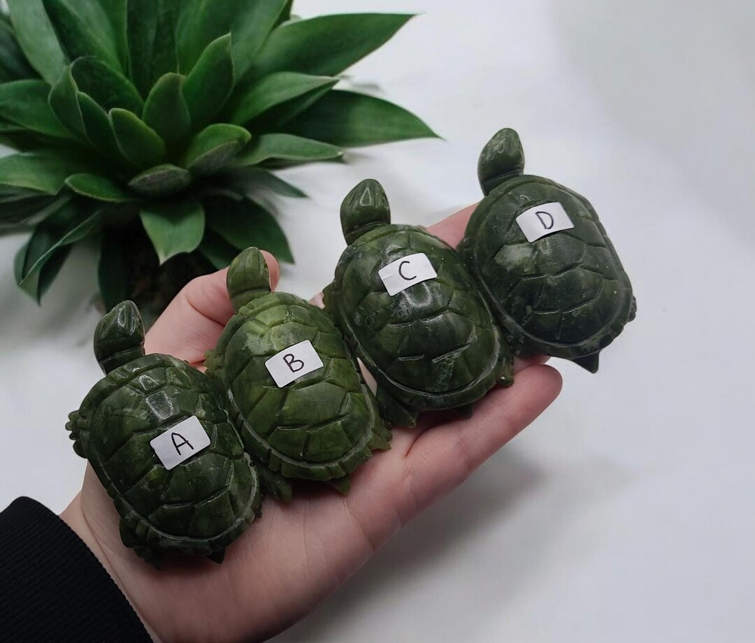 Green Jade Turtles Symbol of Longevity and Good Fortune - Etsy