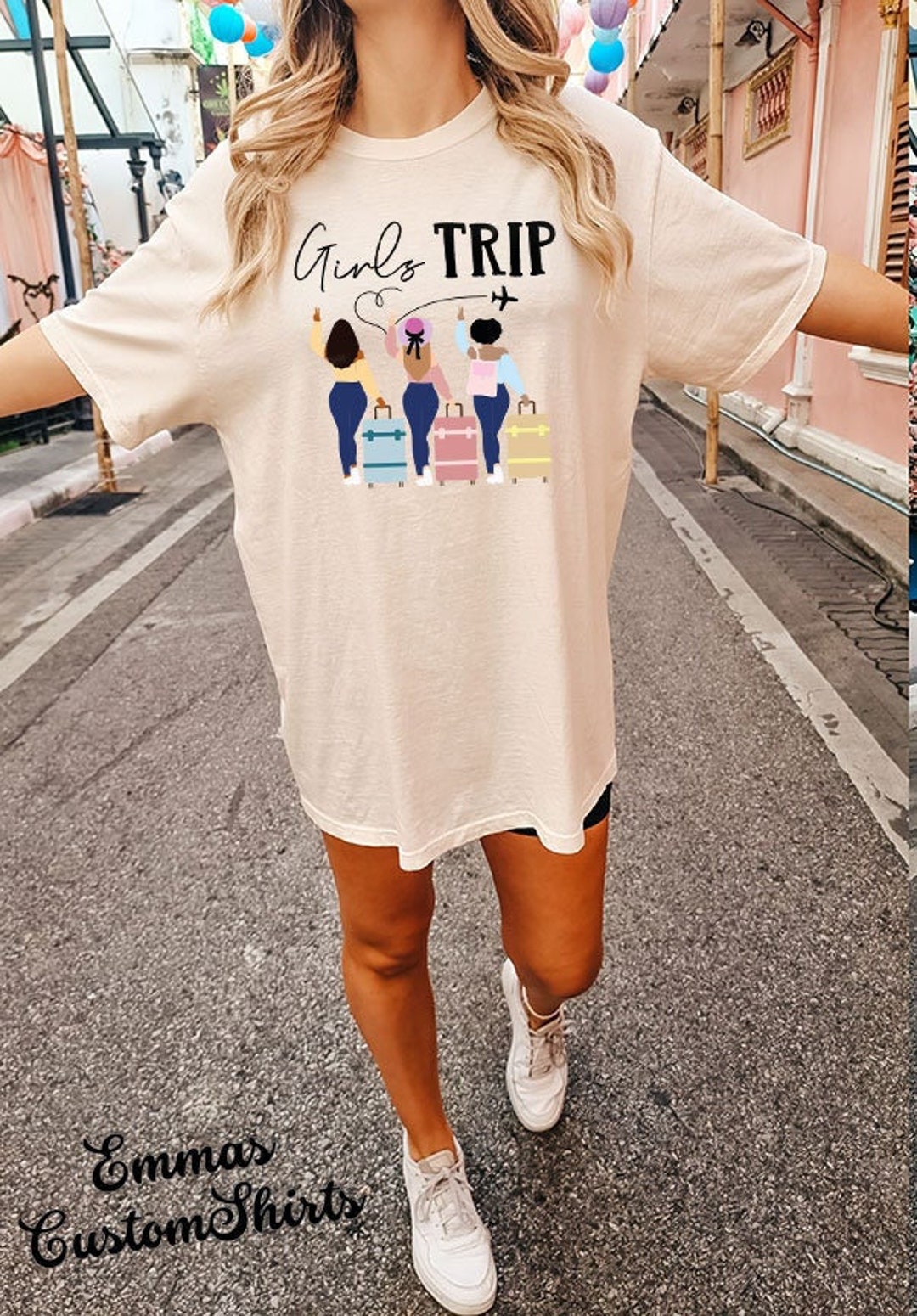 Personalized Girls Trip Black Girls Trip T-shirt, for Girls Trip Shirt, Girls Friends Shirt ...