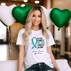 Ovarian Cancer Patient Tshirt, Family Support Clothing, Ovarian Cancer ...