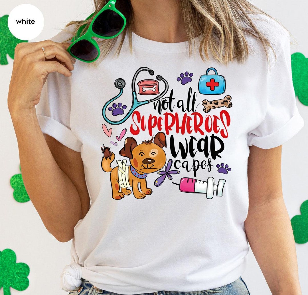 Cute Veterinarian Gift, Funny Stethoscope Graphic Shirt, Vet Technician ...