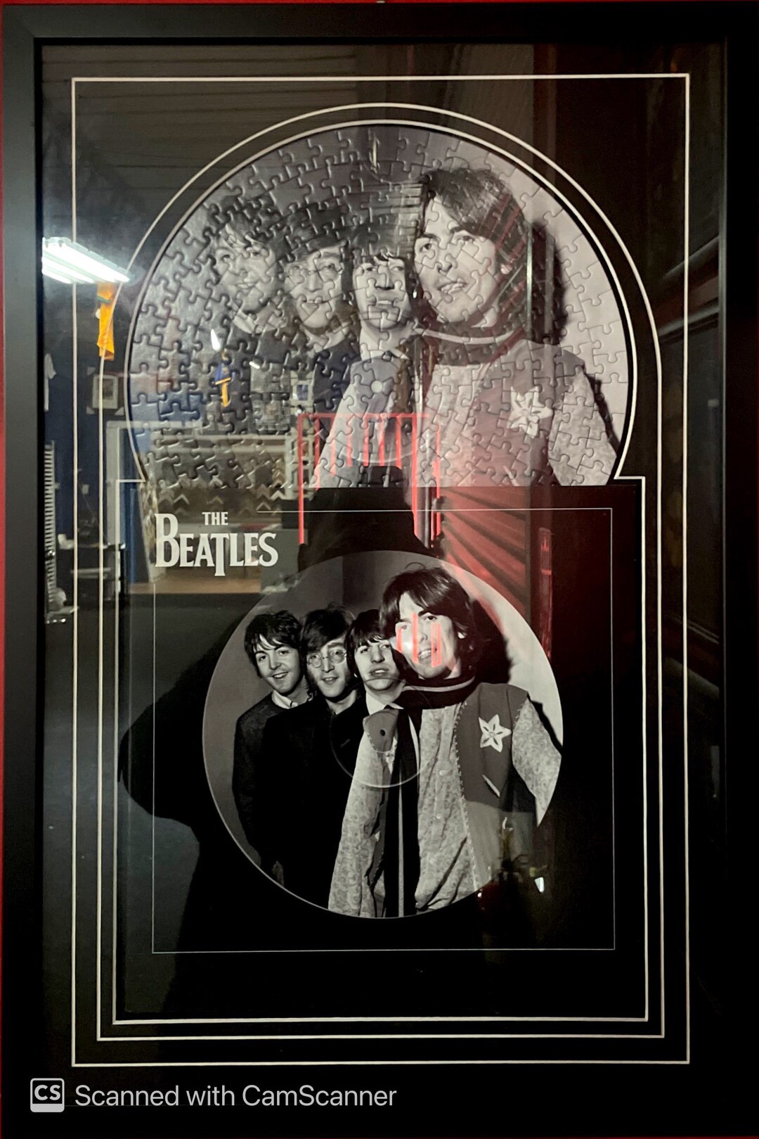 The Beatles Puzzle Record Memorabilia Framed - Etsy