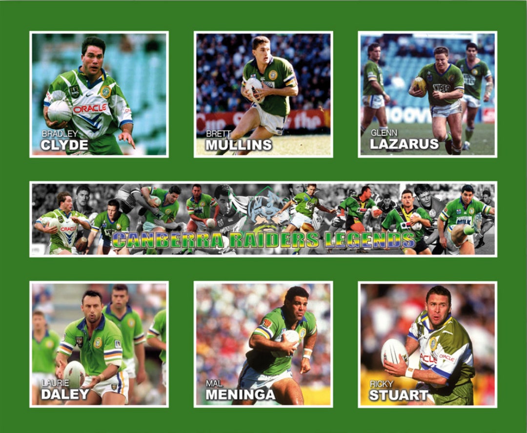 Canberra Raiders Legends Memorabilia Framed - Etsy Australia