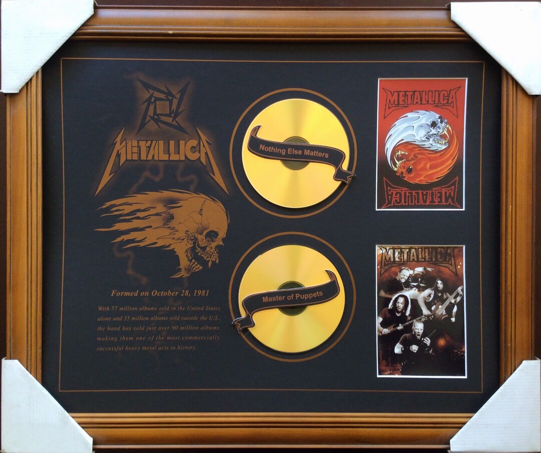 Metallica Memorabilia Framed - Etsy