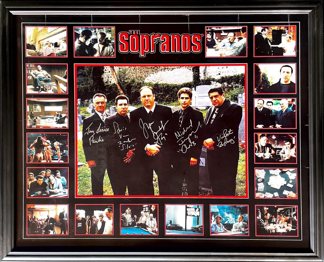 The Sopranos Limited Edition Framed Memorabillia With Certficate of ...