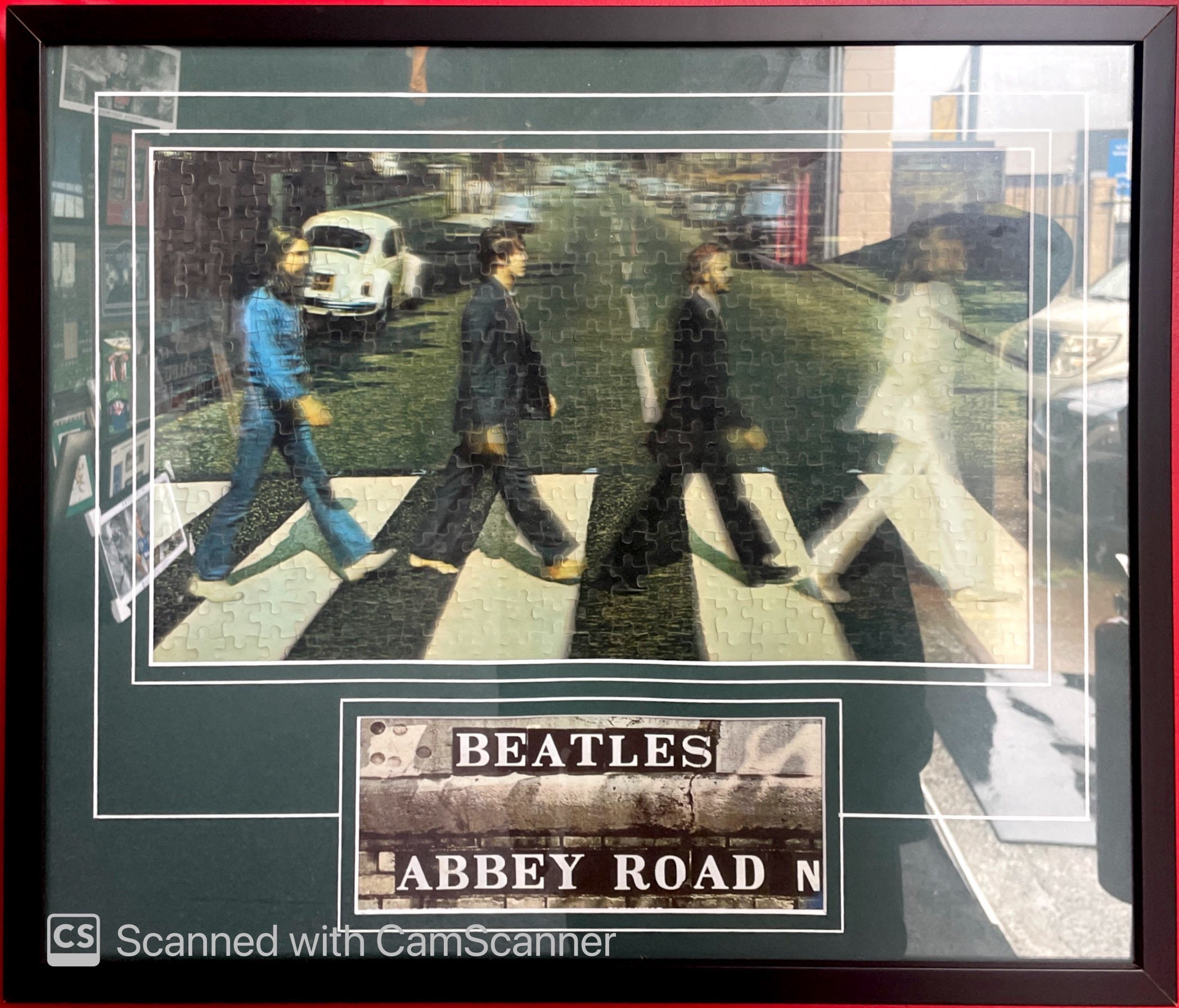 The Beatles abbey Road 3d Moving Puzzle Memorabilia Framed - Etsy