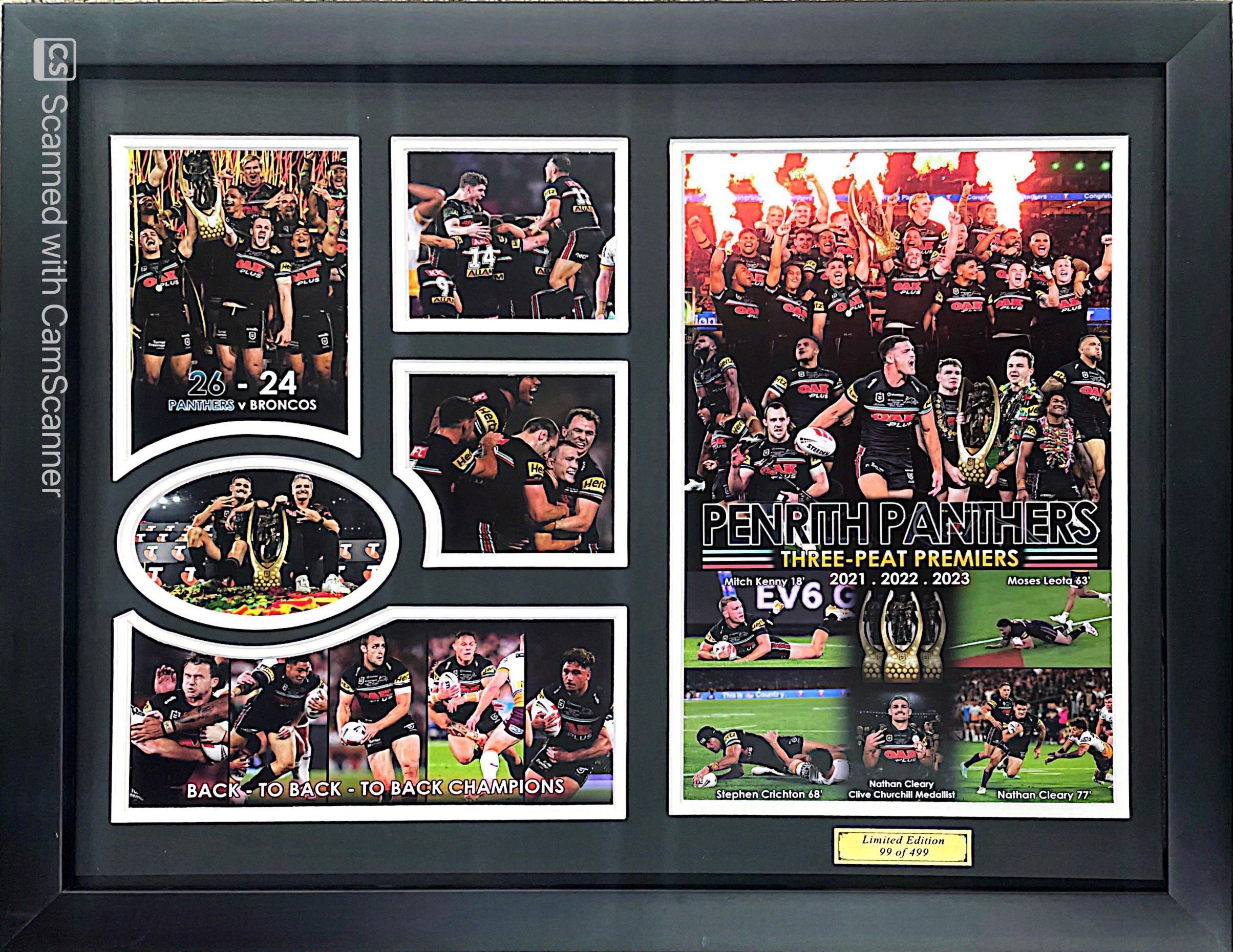 Penrith Panthers Three Peat Premiers Limited Edition Memorabilia - Etsy ...