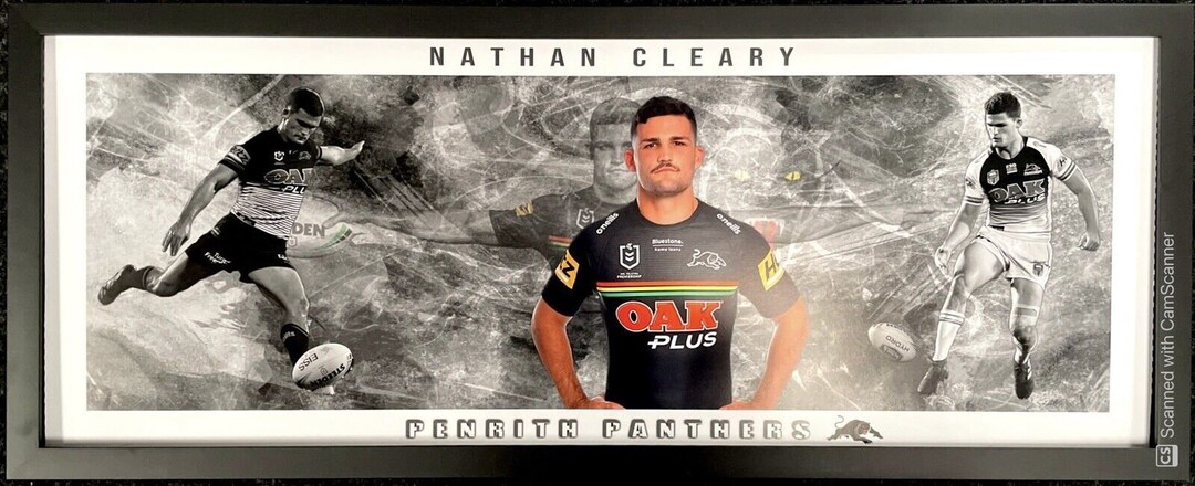 Nathan Cleary Penrith Panthers Memorabilia Framed - Etsy Australia