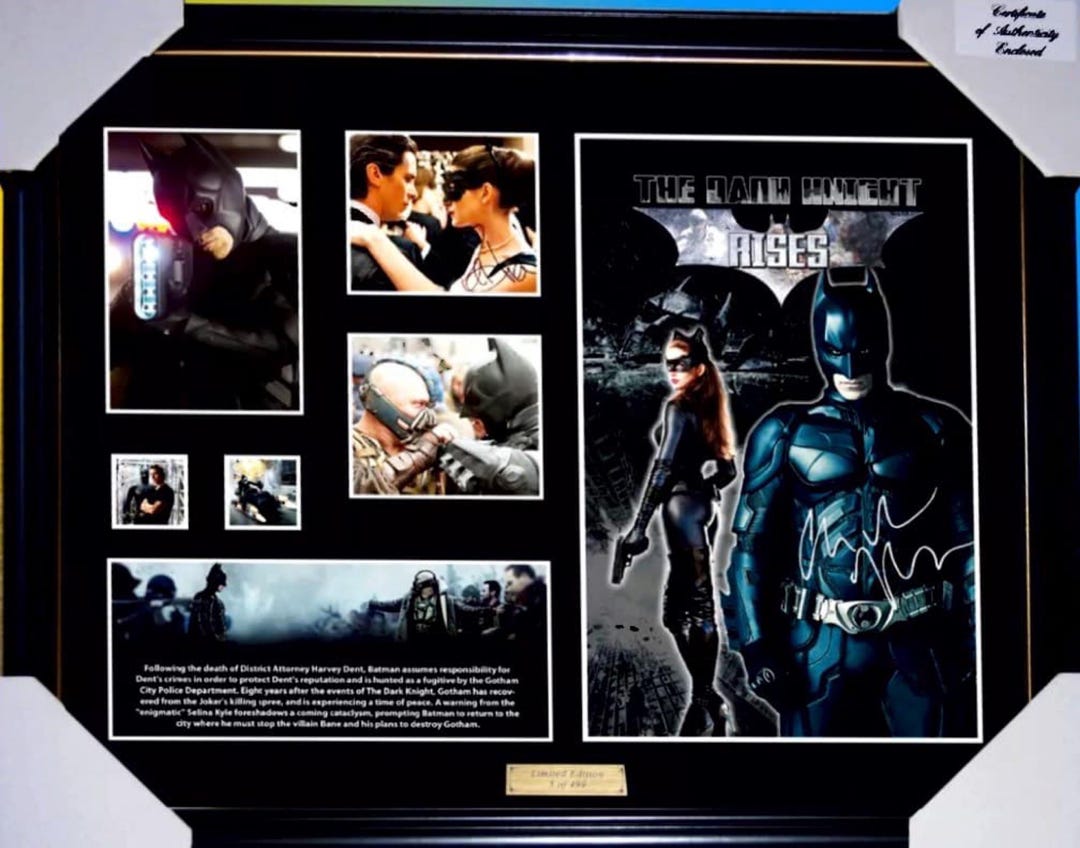Batman Dark Knight Rises Memorabilia Limited Edition Comes With ...