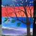 Original Acrylic Changing Seasons Painting - Etsy