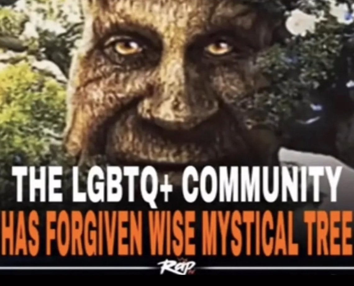 Wise Old Oak Tree With a Stern Facial Expression Square - Etsy