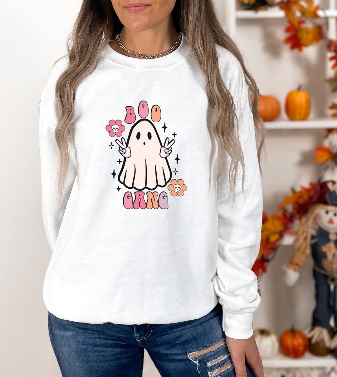 Boo Gang Retro T-shirt Couples Halloween Shirt Mommy and Me - Etsy