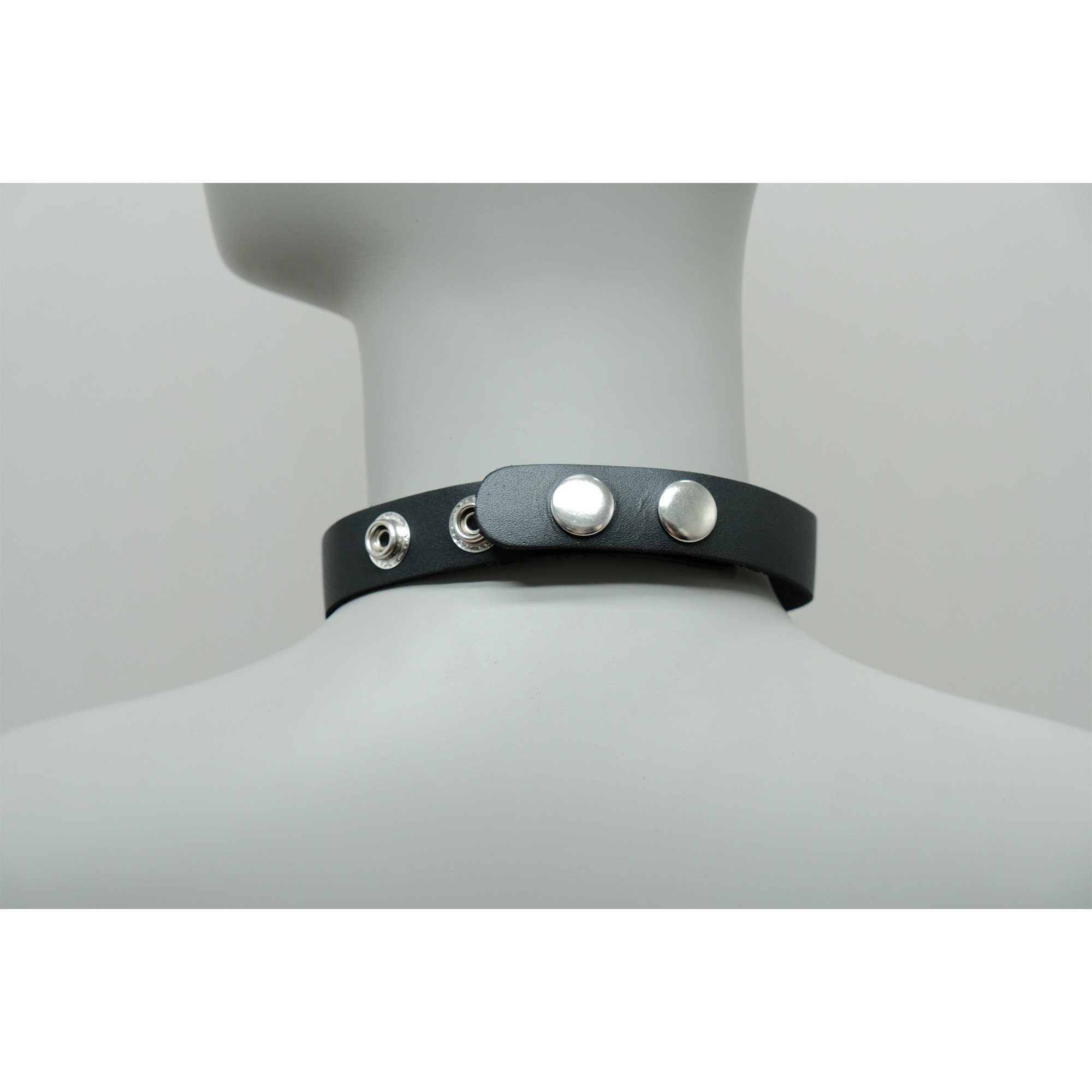SLAVE Choker Genuine Leather Choker Collar Black Leather Choker With ...