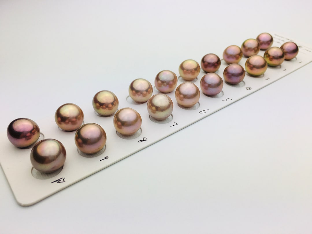 13-14mm Natural Large Metallic Purple Edison Pearl Pair for Earrings ...