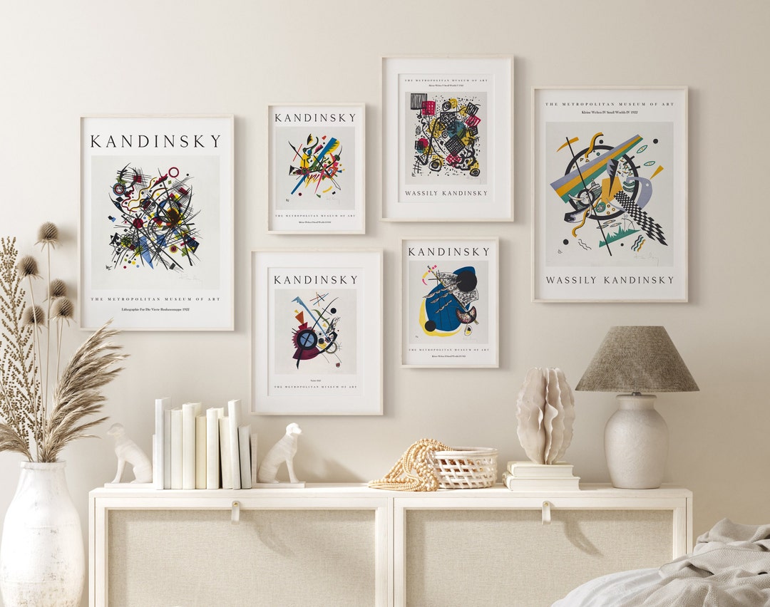 Wassily Kandinsky Gallery Print Set, Abstract Prints Gallery Wall Set ...