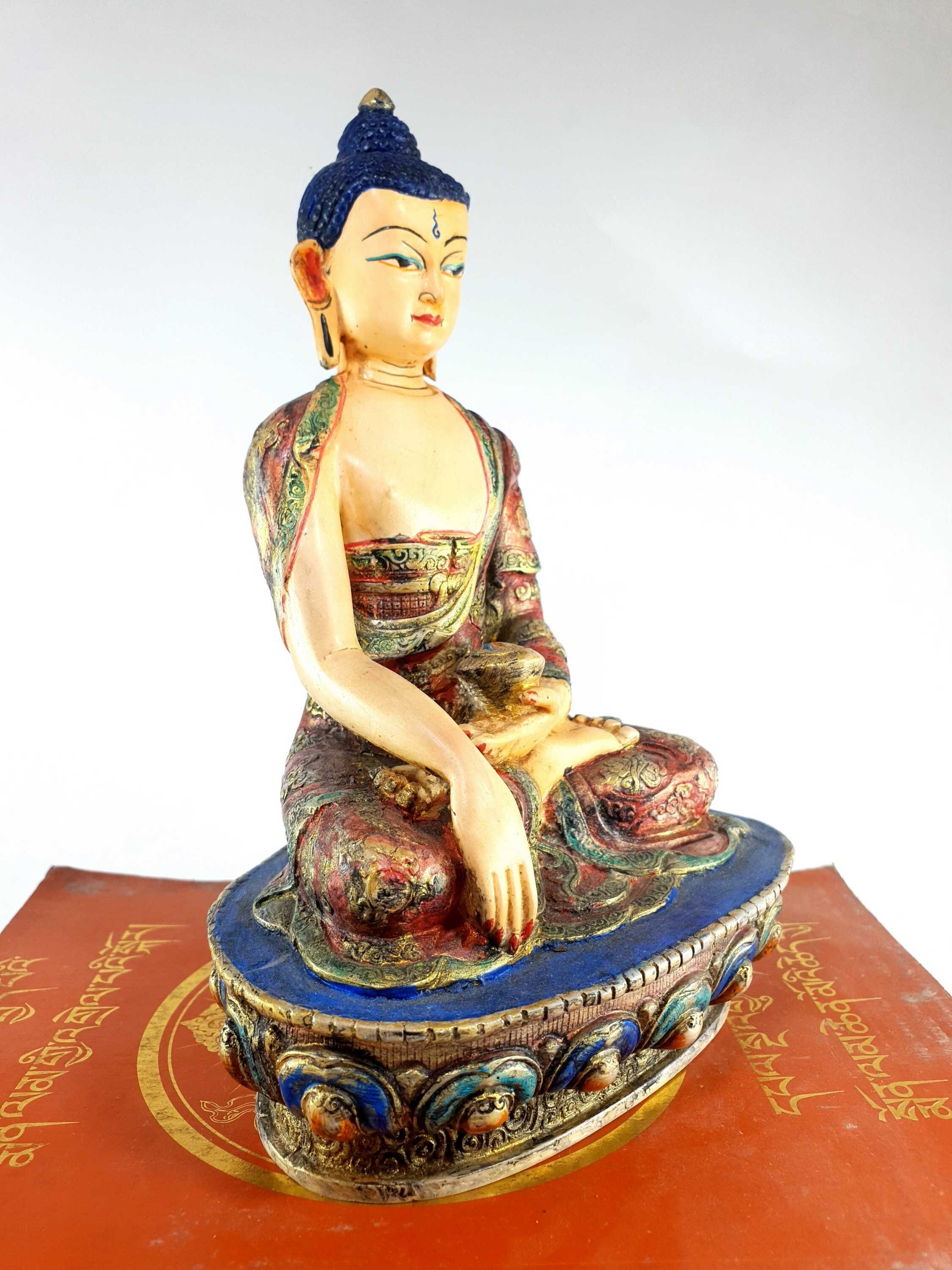 8 Inch Resin Statue of Shakyamuni Buddha Traditional Color - Etsy
