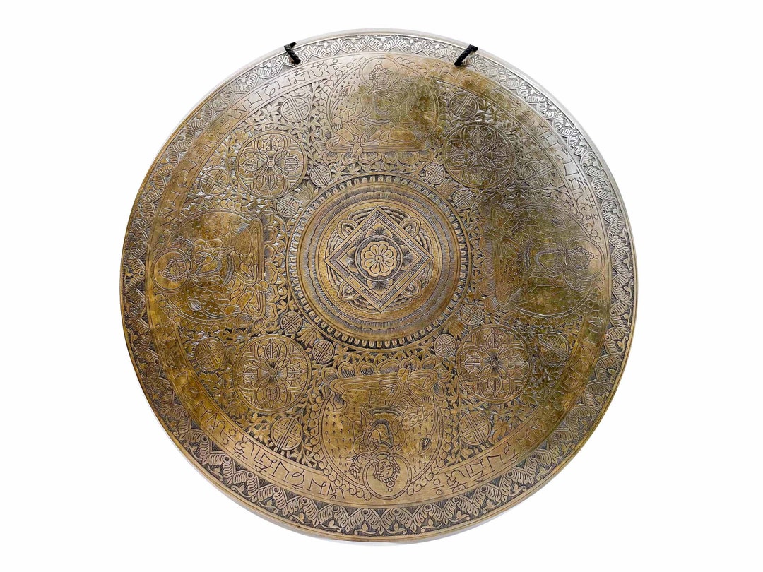 20 Inch, Tibetan Handmade Gongs, Green Tara Design, High Quality Design ...