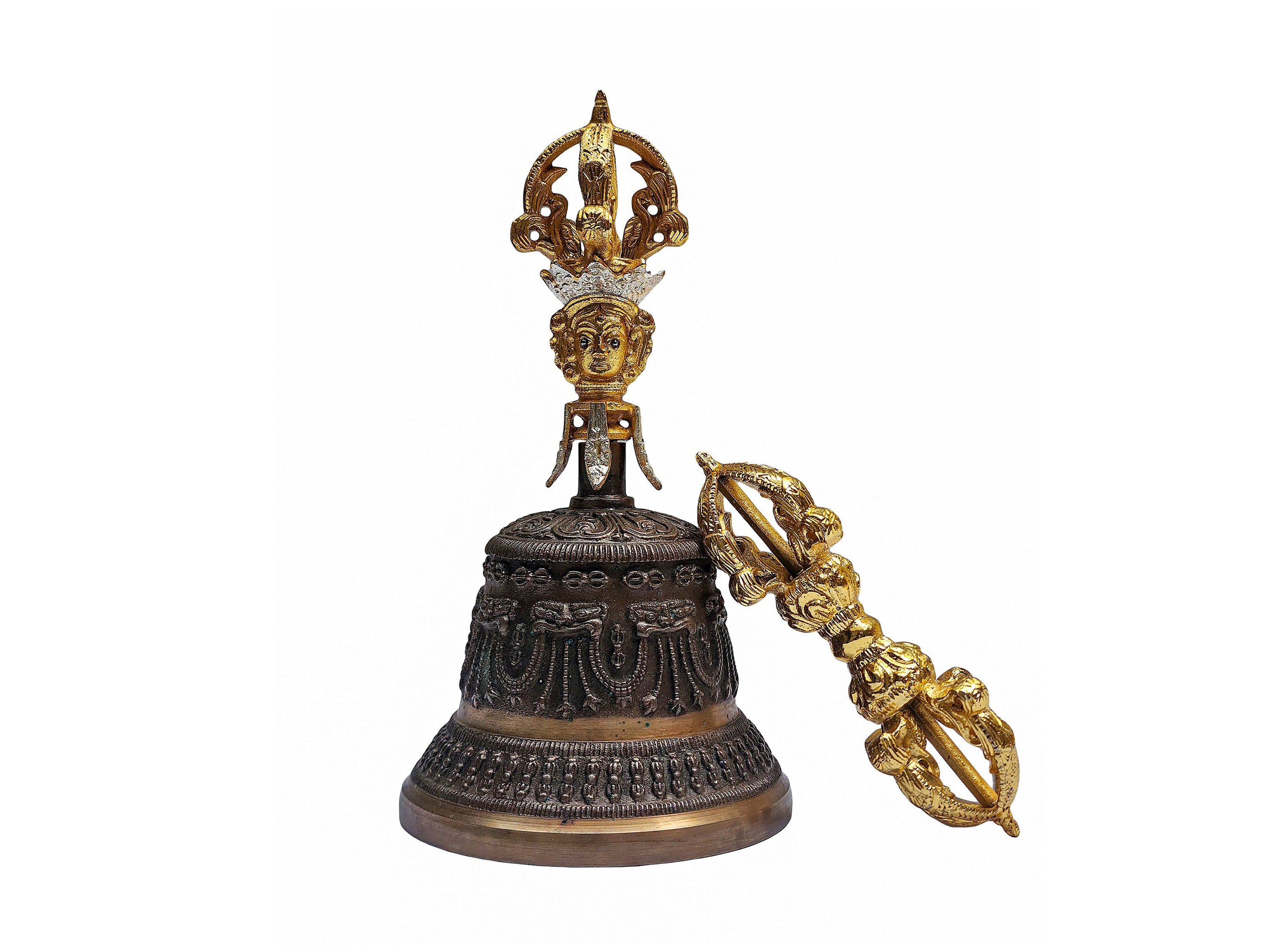 Bell and Dorje, Vajra, Ritual Tools of Tibetan Buddhism, High Quality ...