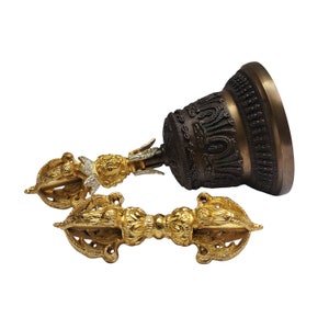 Bell and Dorje, Vajra, Ritual Tools of Tibetan Buddhism, High Quality ...