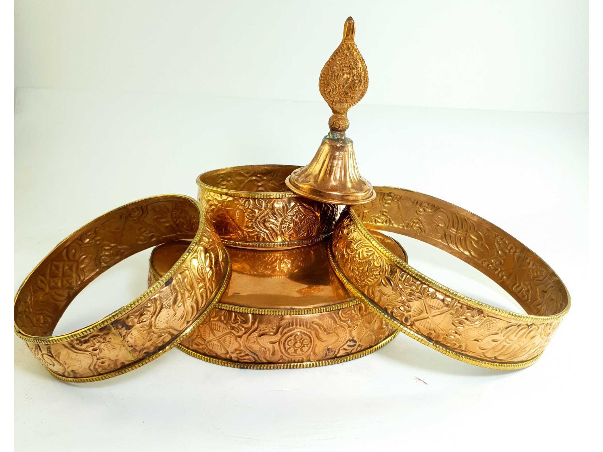Copper Ratna Mandala Offering, Medium - Etsy