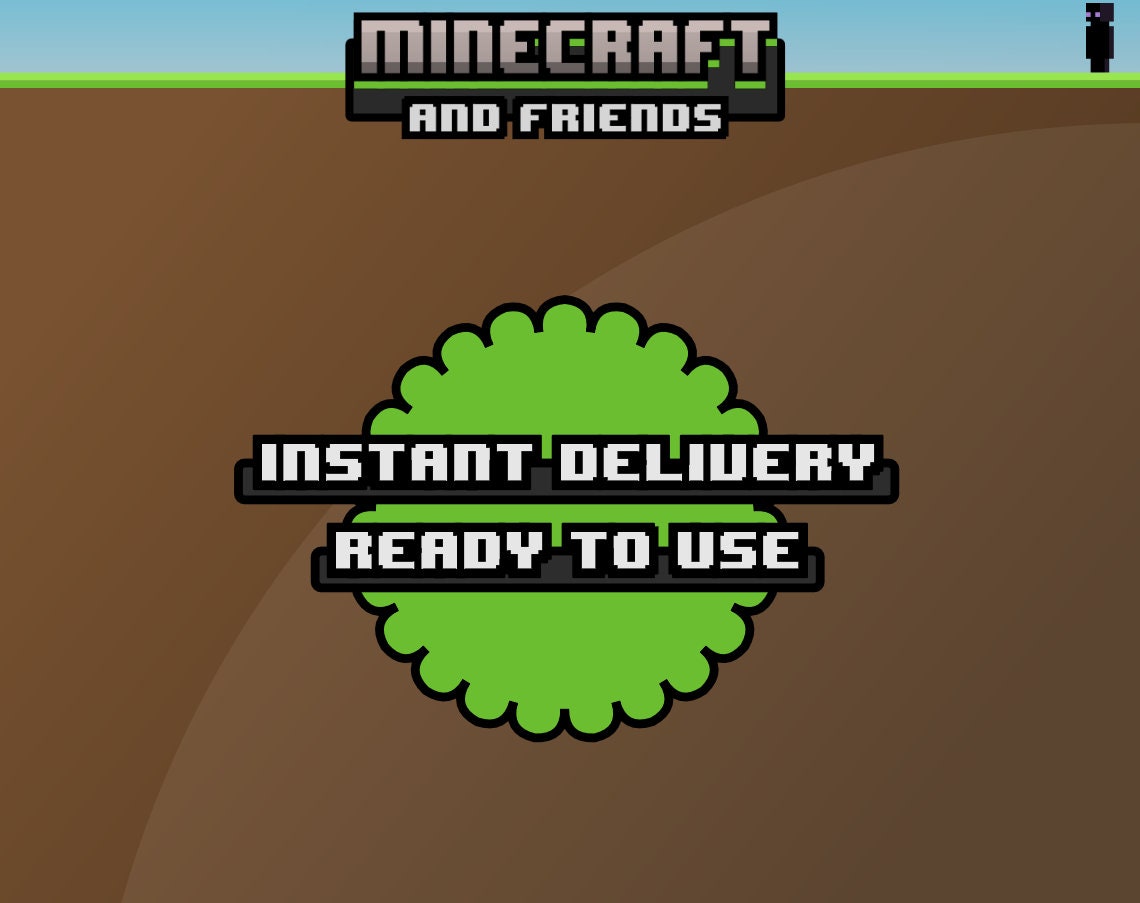 Twitch Stream Package - Minecraft and Friends / Overlay / Scenes ...