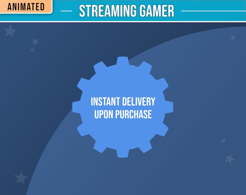 Streaming Gamer Animated Twitch Pack | Streamer Package | Overlay ...