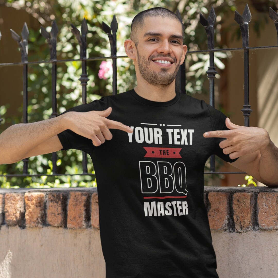 Personalized BBQ Shirt | Custom Grill Master T-shirt | Dad Gift ...