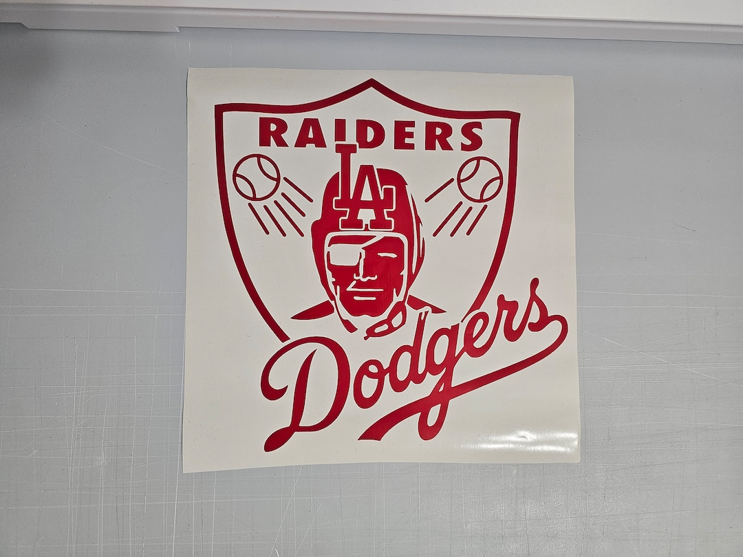 Los Angeles Finest raiders/dodgers Vinyl Decal - Etsy