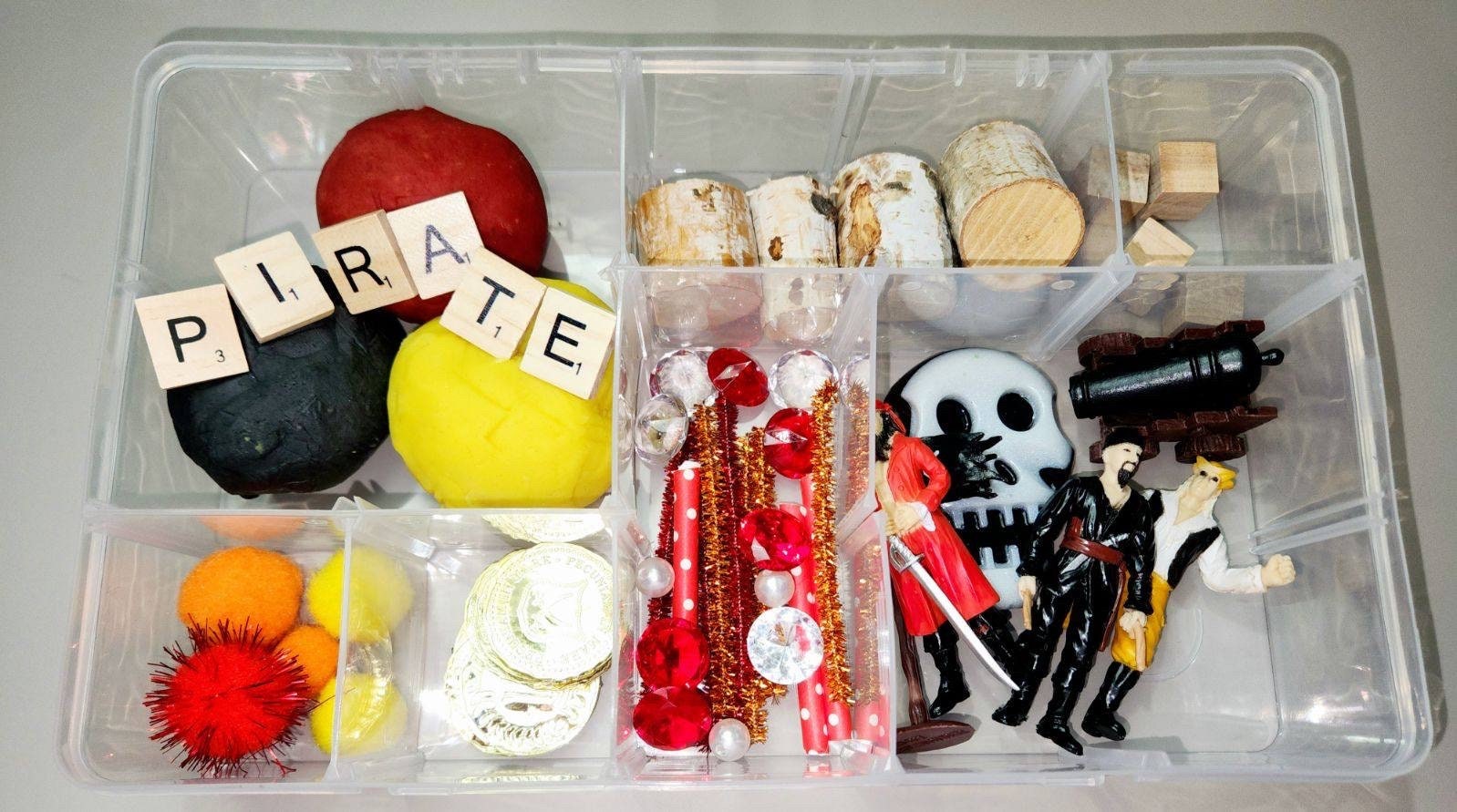 Pirate Themed Play-dough Sensory Box - Etsy