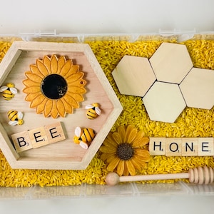 Honey Bee Montessori Sensory Box - Etsy