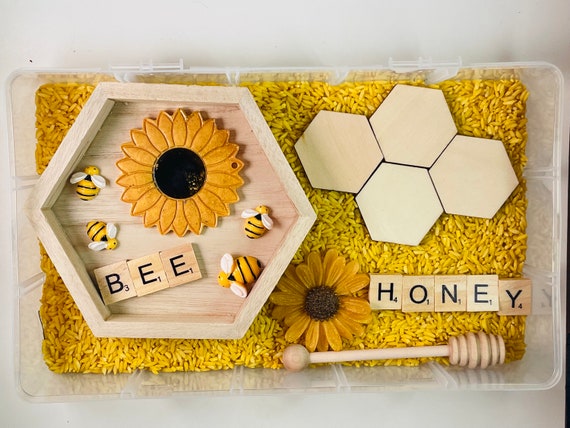 Honey Bee Montessori Sensory Box - Etsy