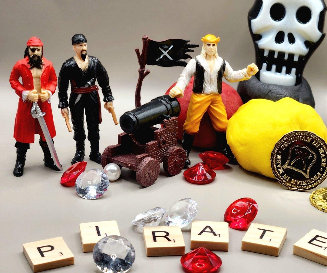 Pirate Themed Play-dough Sensory Box - Etsy