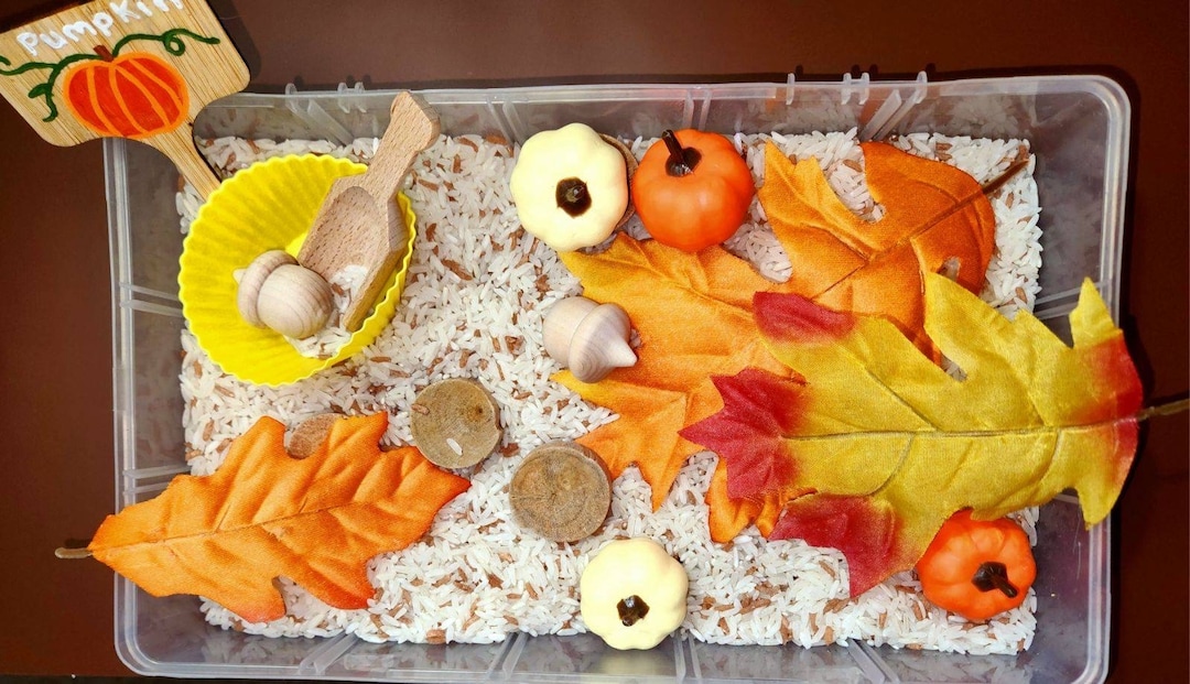 Fall Themed Sensory Box - Etsy