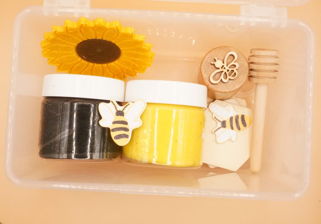 Honey Bee Homemade Playdough Kit - Etsy