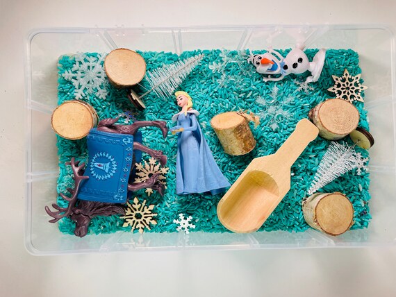 Frozen-themed Sensory Box - Etsy